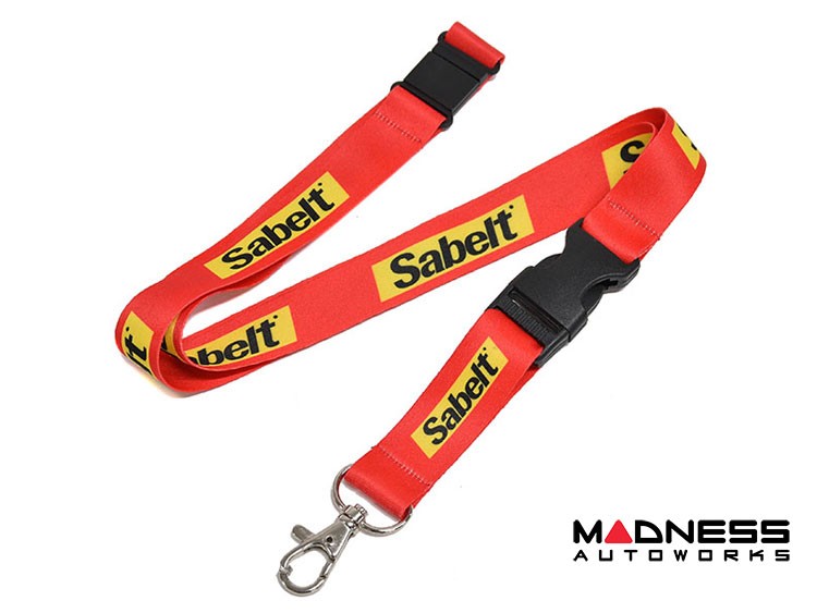 Lanyard Red W Sabelt Logo Lanyard Red W Sabelt Logo
